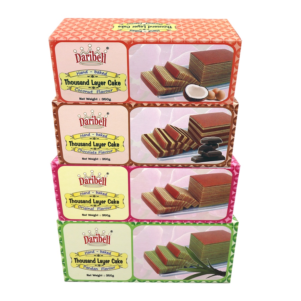 300g x 2 Pack bundle, Daribell Vacpack Kueh Lapis - HALAL Certified ...