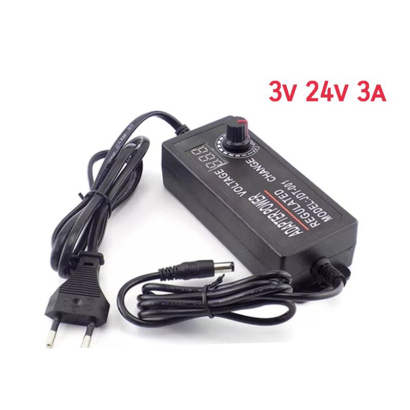 Samsung adjustable adapter 3v 24v dc 3A power supply voltmeter 3v 5v 9v 12v 18v 22v 24 volt ...