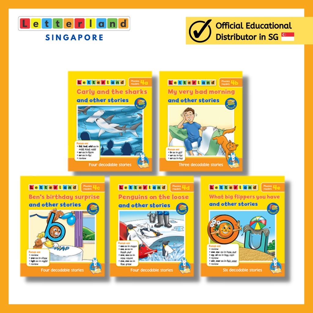 Letterland Phonics Readers Level 4 Set | Shopee Singapore