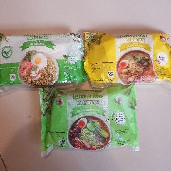 Lemonilo instant noodles FRIED NOODLES / ONION CHICKEN KUAH / CHICKEN ...