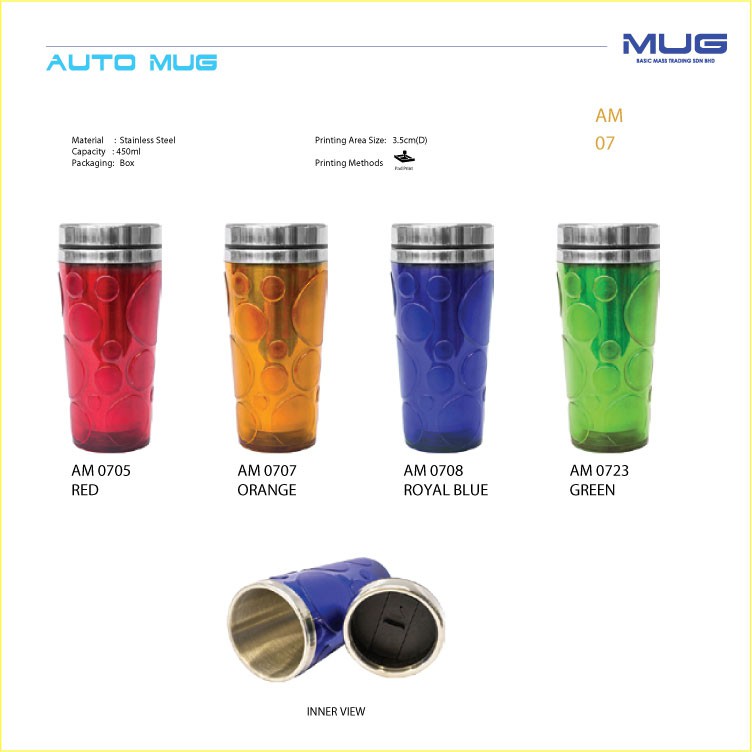 Thermos Cup Mug 450ml Stainless Steel AM07 [BASIC MASS TRADING SDN BHD ...