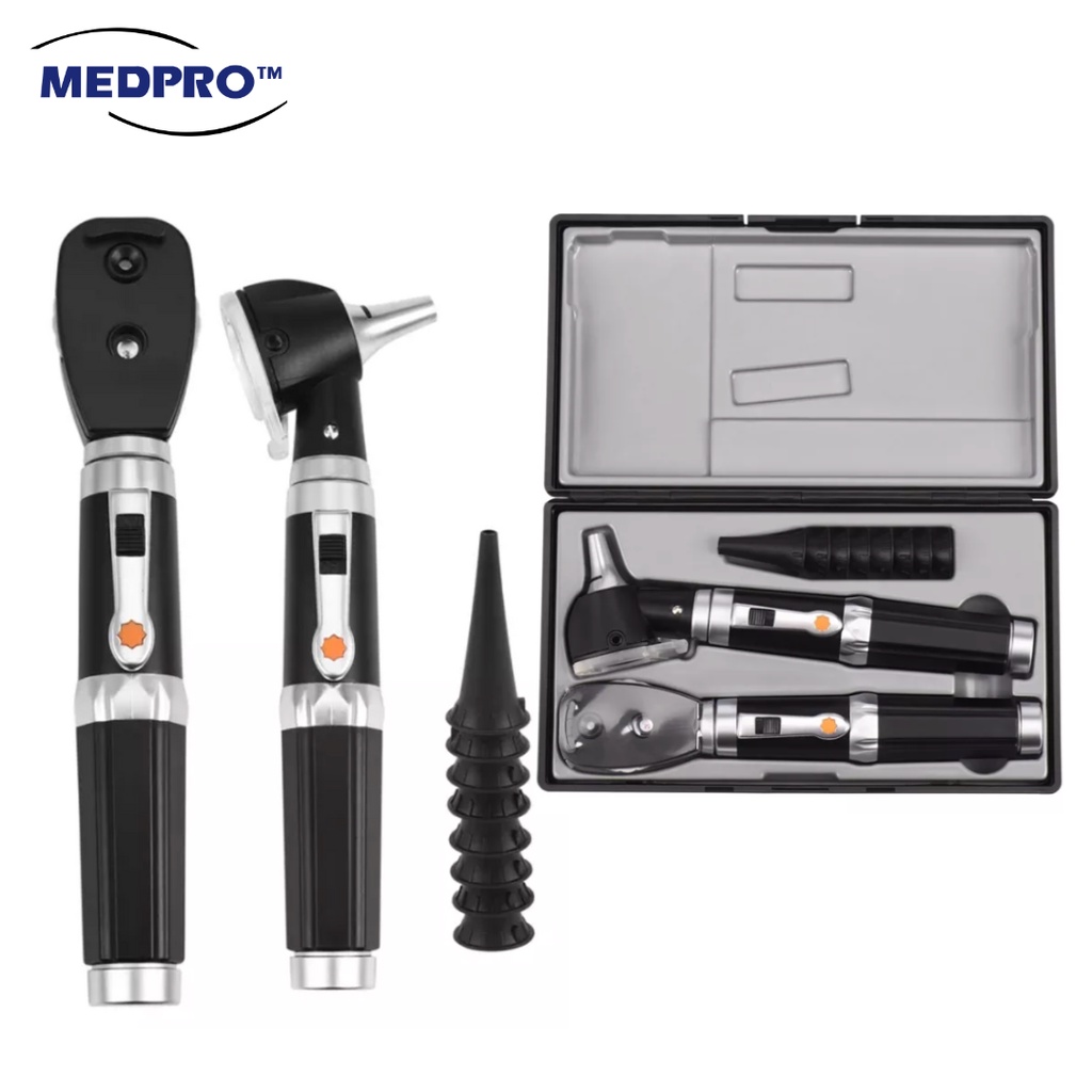 (2 in 1 Set) LED Light Otoscope + Direct Ophthalmoscope MEDPRO MEDICAL ...