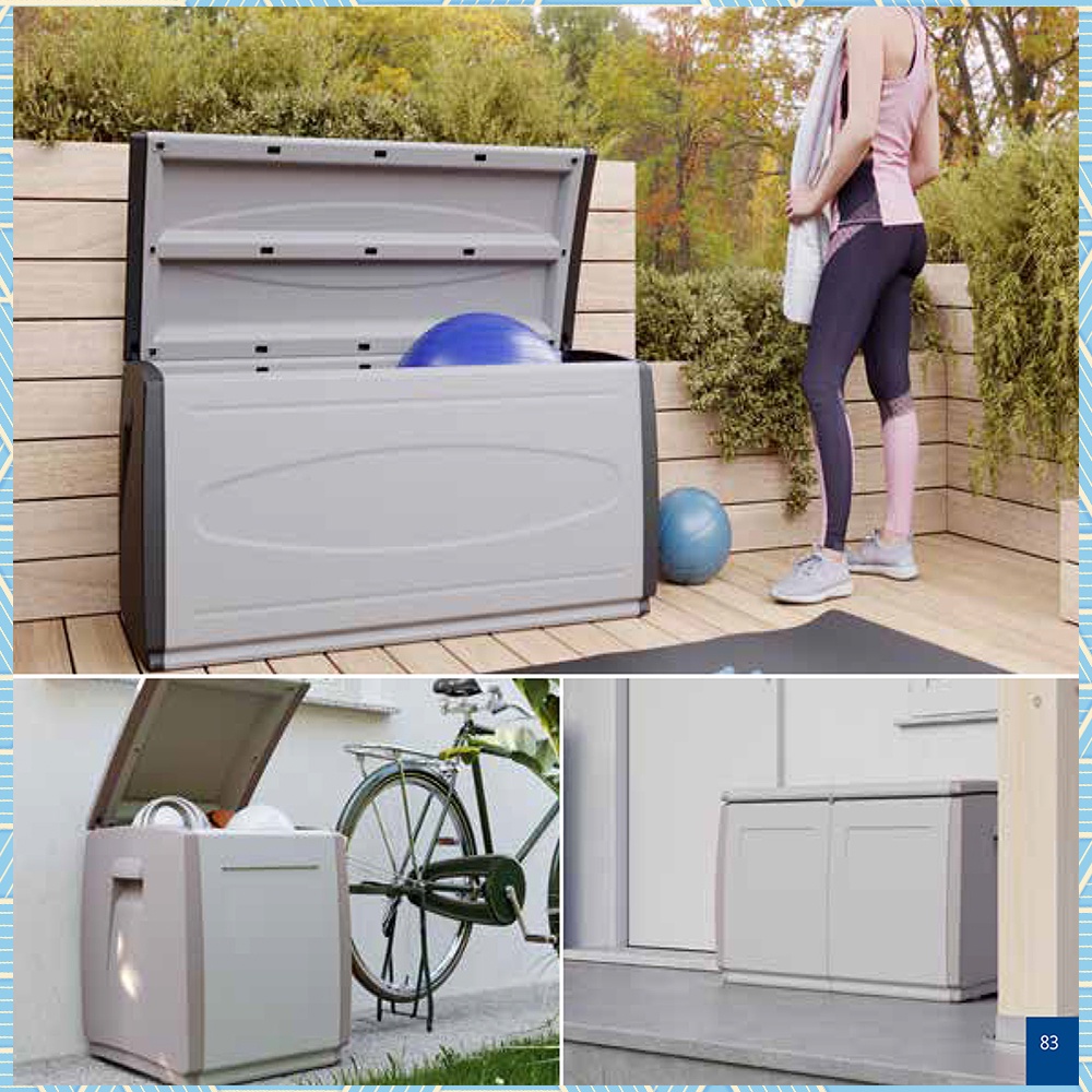 TERRY Outdoor Storage Box In&Out 140 / Water Resistant Container ...