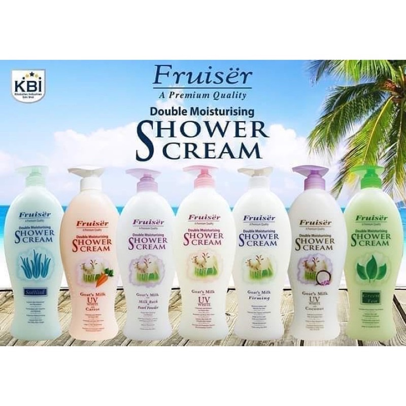Fruiser Double Moisturising Shower Cream 【1000ml】 | Shopee Singapore