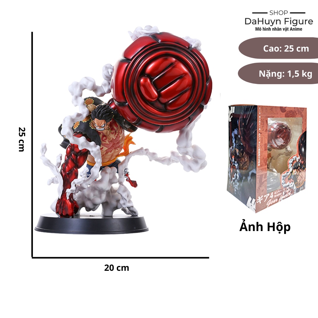 One Piece Luffy Gear 4 model, height 25 cm, weight 1.5 kg, beautiful ...