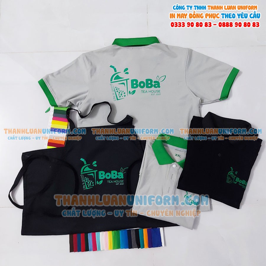 Sewing Human Uniforms for Boba Milk Tea Shop | Shopee Singapore