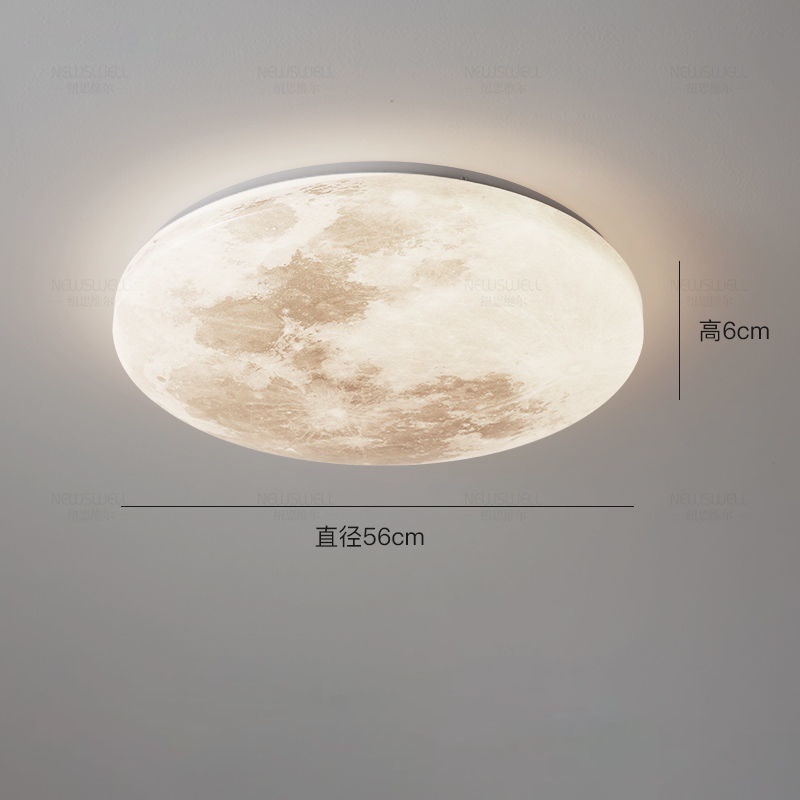 CIMI Modern Creative Moon LED Ceiling Light Study room Light Nordic ...