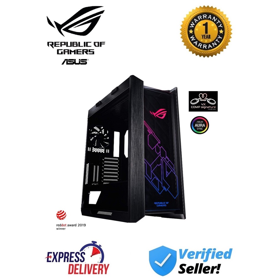 ASUS CASING EATX MID TOWER GX601 ROG STRIX HELIOS EDITION | Shopee ...