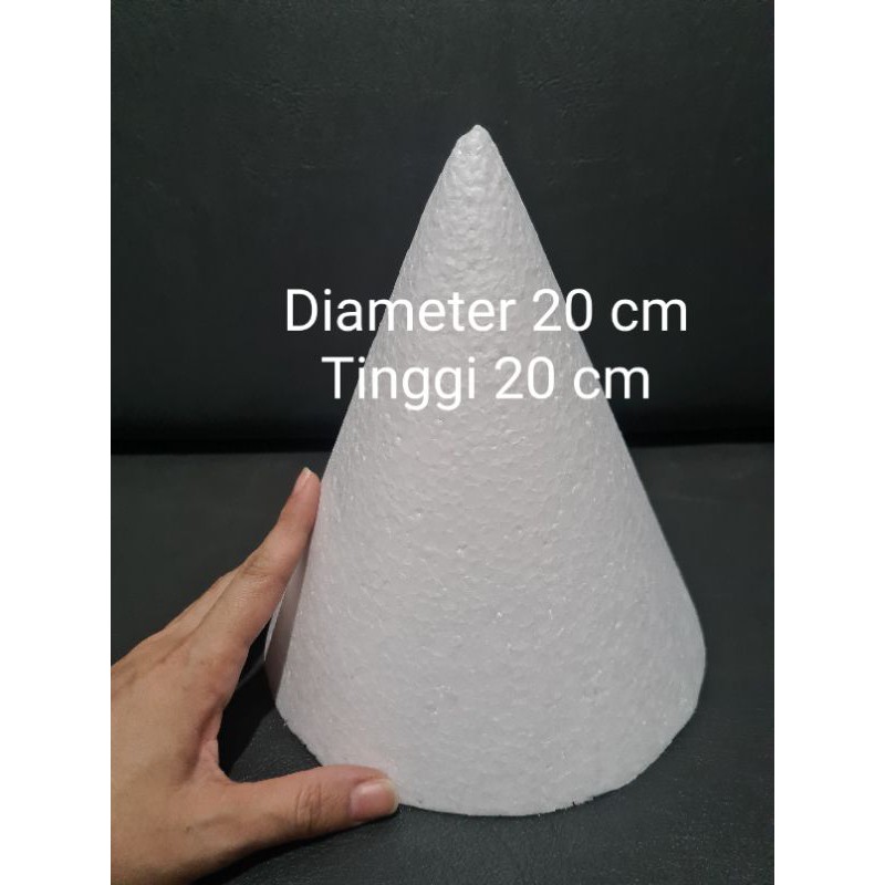 Diameter 20cm Styrofoam Cone Cork Cone Height size selected in variants ...