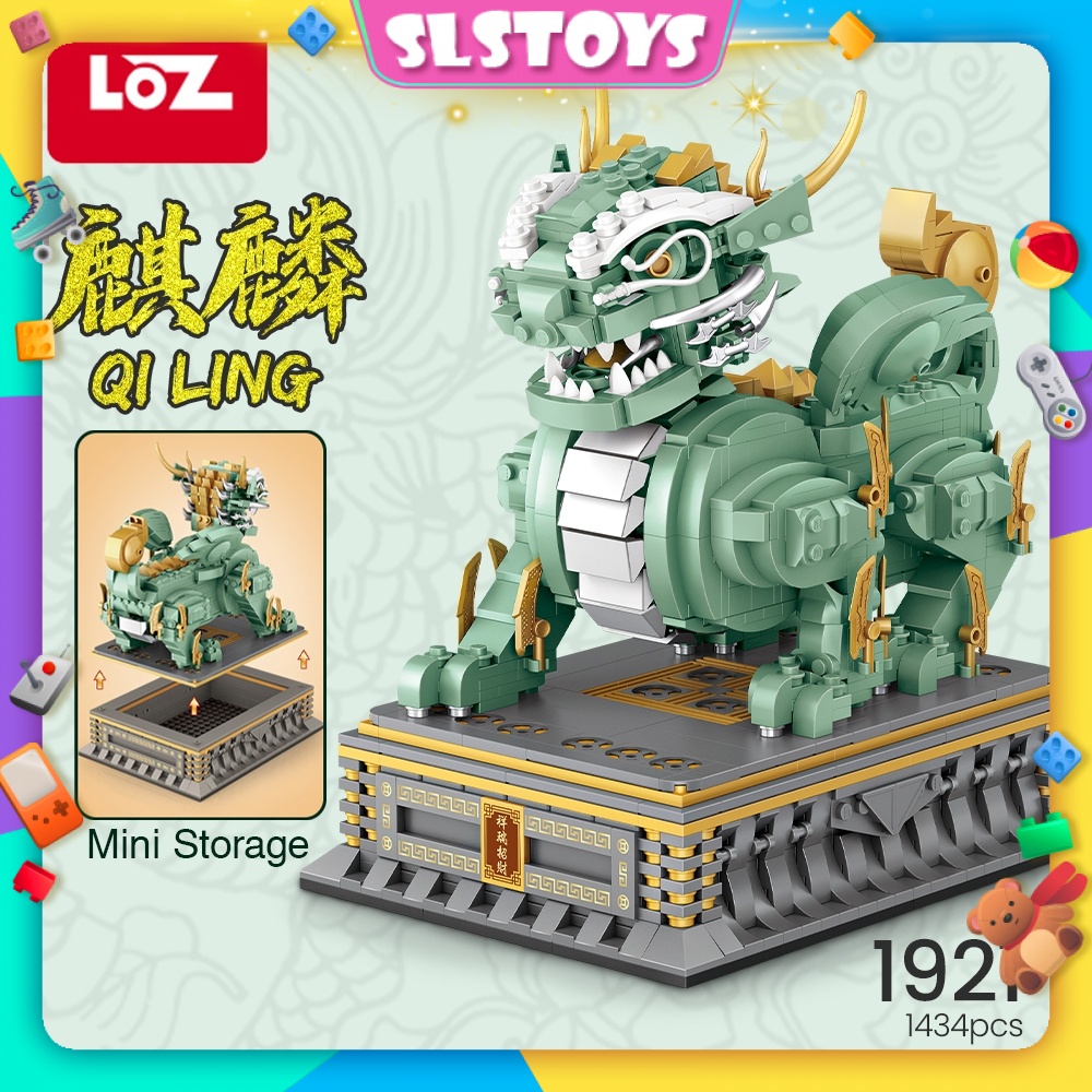 LOZ IDEAS Mini Block 1921 The Legendary Beats Qi Ling CNY New Year ...