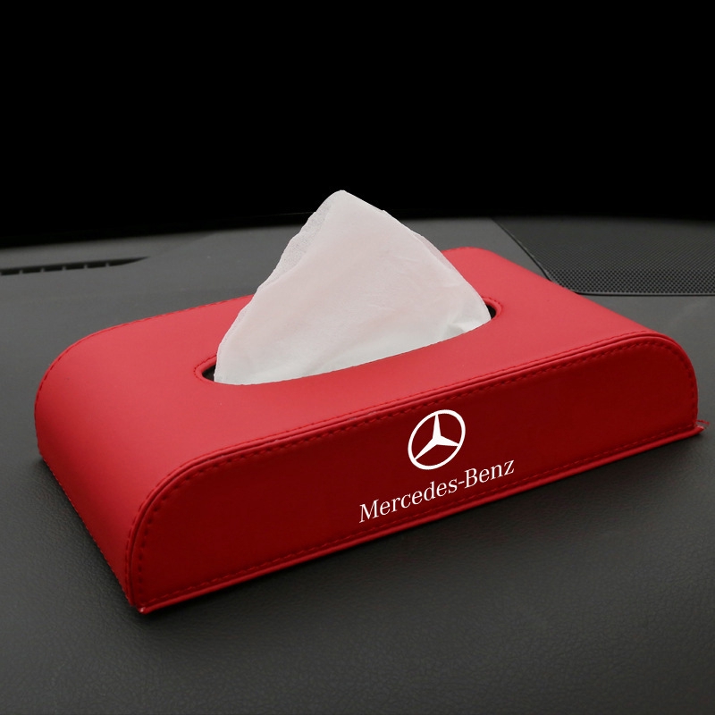 Mercedes Benz tissue box leather tissue box car drawer tissue box ...