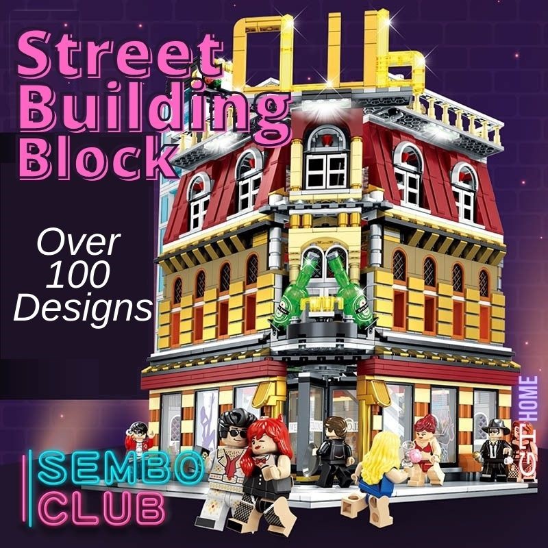 [Mini-Town Series #1] Building Block Toy Building Street Series ...