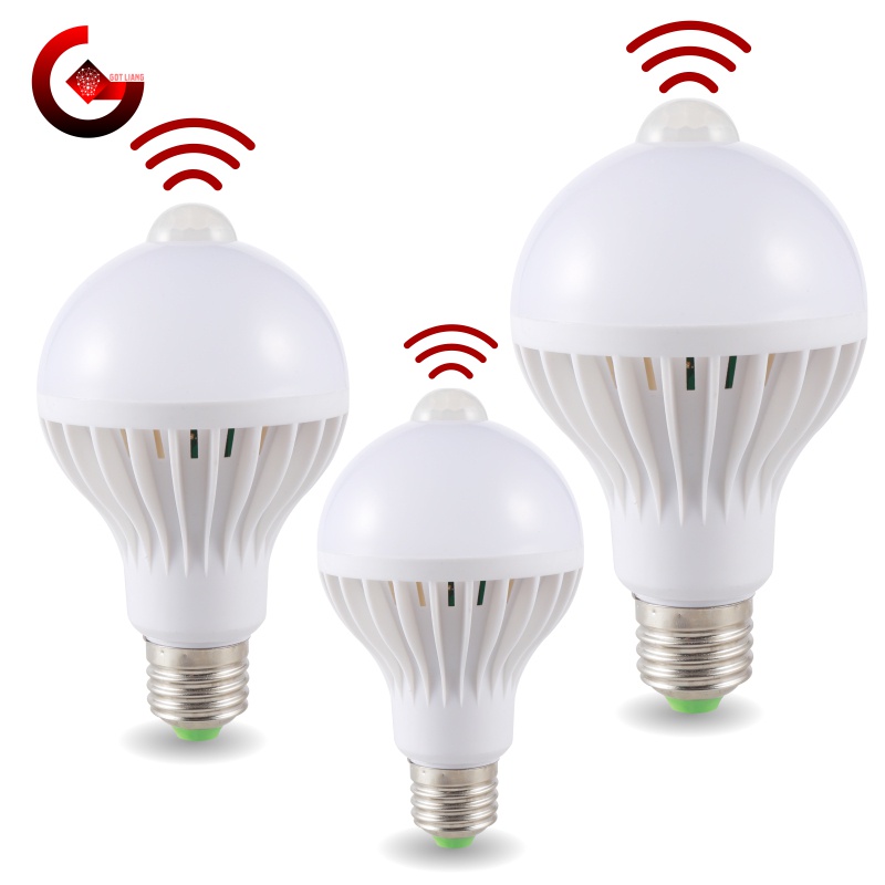 Got Liang E27 LED PIR Motion Sensor Bulb 5W 7W 9W 110V 220V Auto Smart ... Got Liang E27 LED PIR Motion Sensor Bulb 5W 7W 9W 110V 220V Auto Smart ...