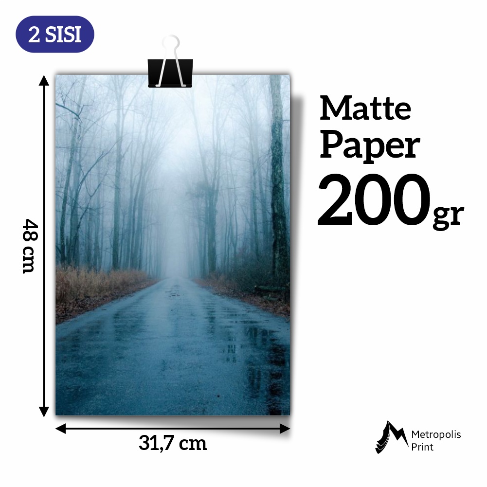 Matte Paper 200 (2 Sides) | Shopee Singapore