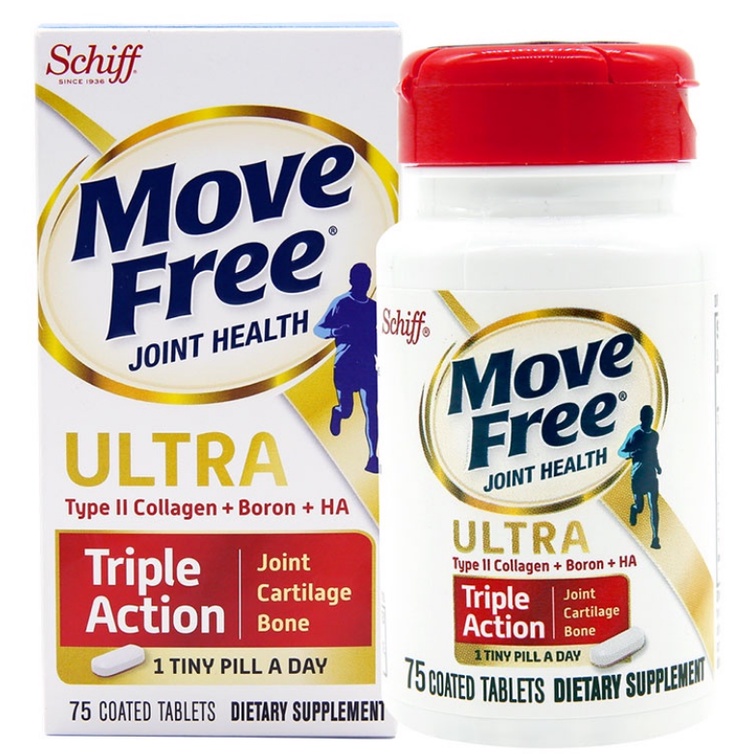 Move Free Ultra Triple Action Joint Health White Bottle Chondroitin ...