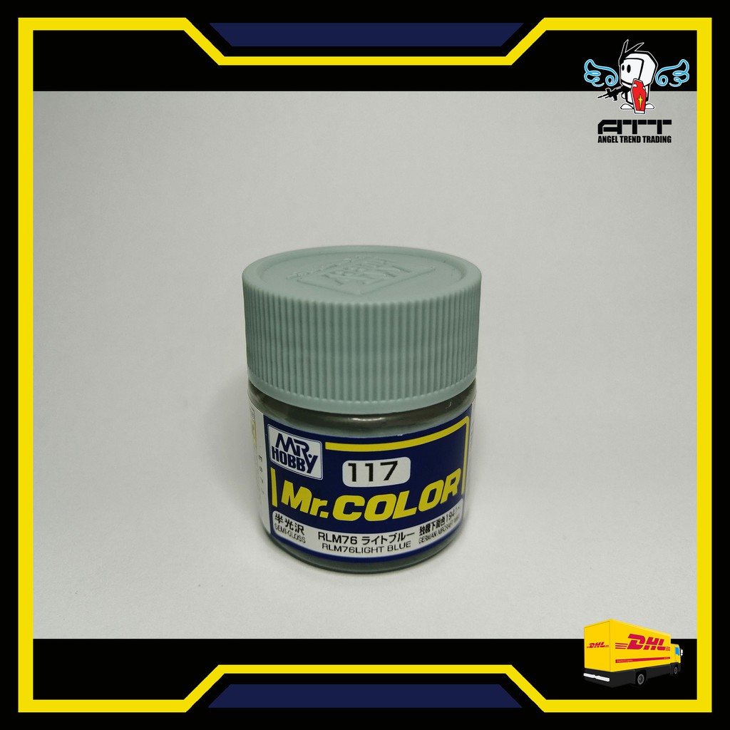 MR.COLOR 117 RLM76 LIGHT BLUE 10ML (Gunpla Gundam Paint Model Kit Tools ...