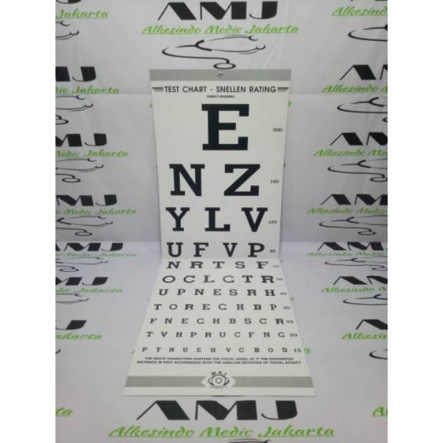 MATA Snellen chart snellen chart snellen chard snellen Eye Test Paper ...