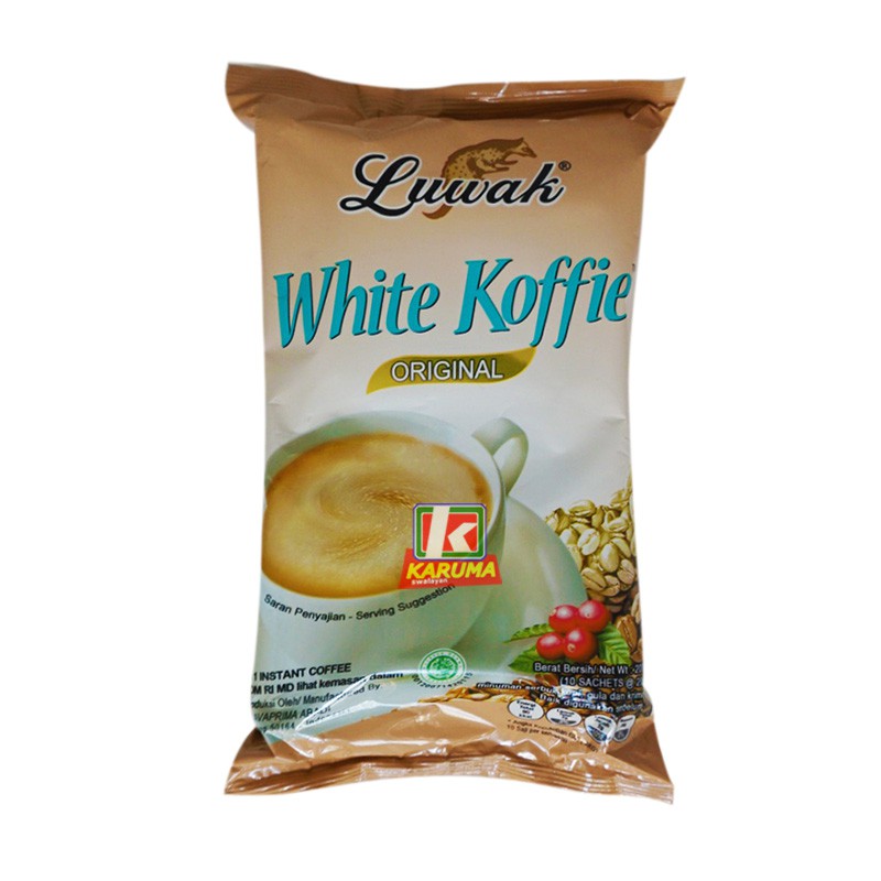 Kopi Luwak White Koffie Original Flavor 200gr (10s x 20gr) | Shopee ...