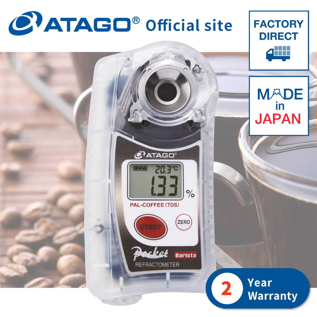ATAGO PAL-COFFEE (TDS) Digital Pocket Refractometer for Coffee Atago ...