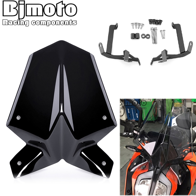 Windshield Windscreen with Bracket For Ktm Duke 390 125 2017-2023 ...