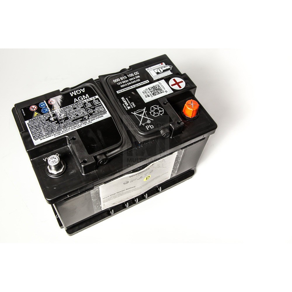 Genuine Audi/VW Battery 68AH/380A (000915089BC) | Shopee Singapore