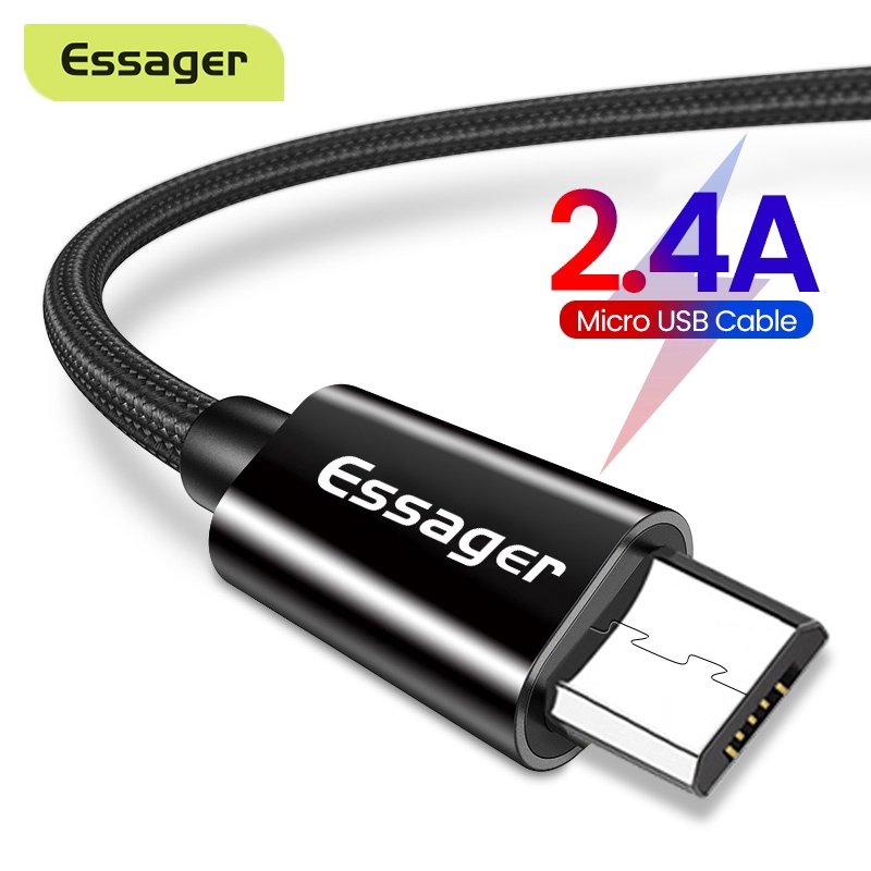 Essager 2.4A Micro USB Cable, Fast Charging Charger Microusb Cable for ...