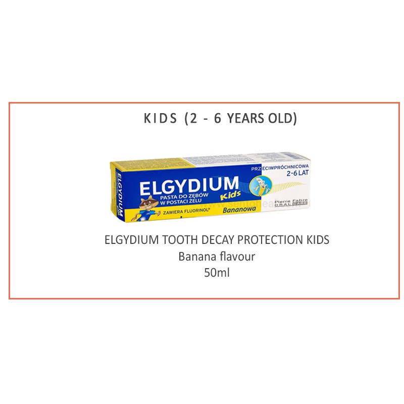 Elgydium Toothpaste- Adults/ Junior/ Kids - bundle of 2 - Quality and ...