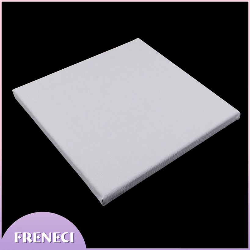 Plain White Square Blank Stretchy Canvas Board Wooden Frame For Oil ...