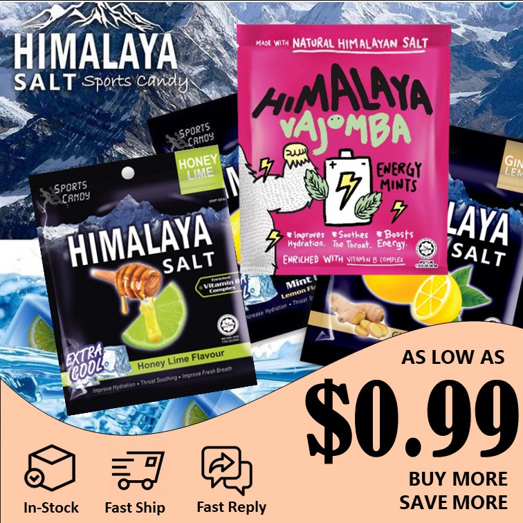 Himalaya Salt Sweet Candy - Honey Lime / Ginger Lime / Lemon | Shopee ...