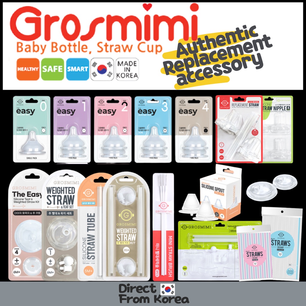 [Korea]🇰🇷 AUTHENTIC Grosmimi Replacement Authentic Accessories ...