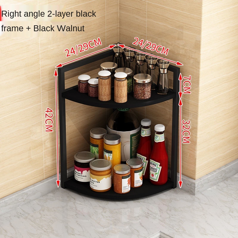 Shelves Corner Shelves Spice Rack Kitchen Supplies Daquan Countertop ...