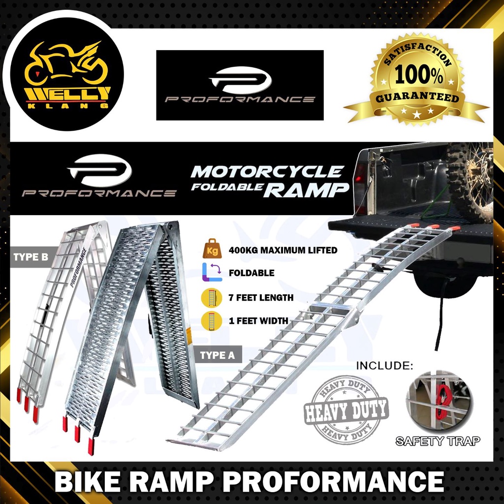 Tangga Motor BIKE RAMP ALUMINIUM MOTORCYCLE PROFORAMANCE HEAVY DUTY ...