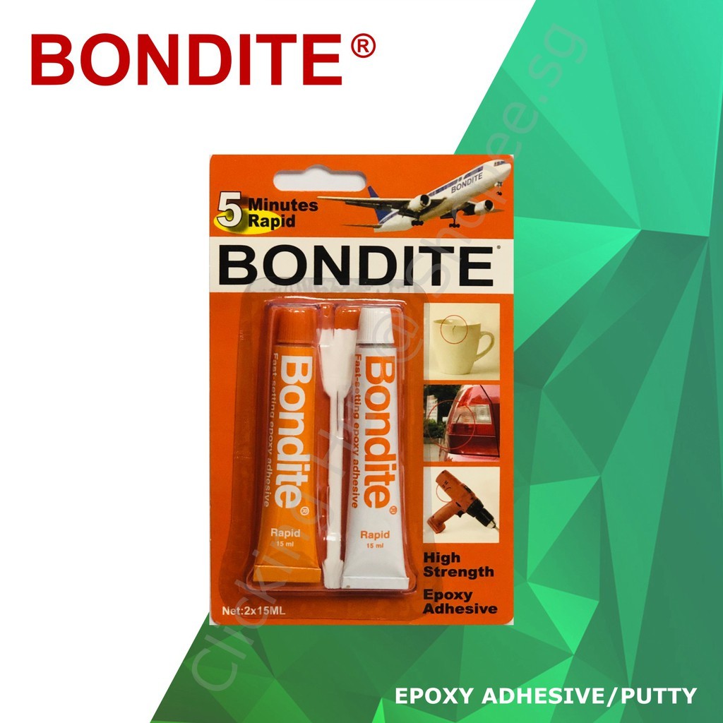 [SG LOCAL SELLER] BONDITE Glues / Adhesives - Bondite 5 Minutes Rapid ...