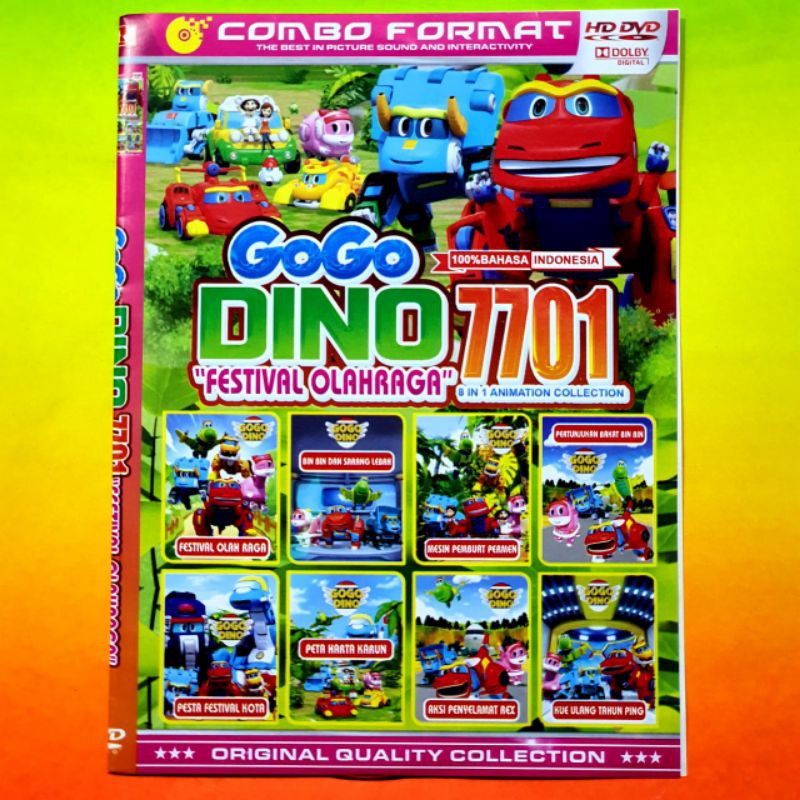Animated Cartoon Film Gogo Dino Movie Collection in Indonesian | Shopee ...