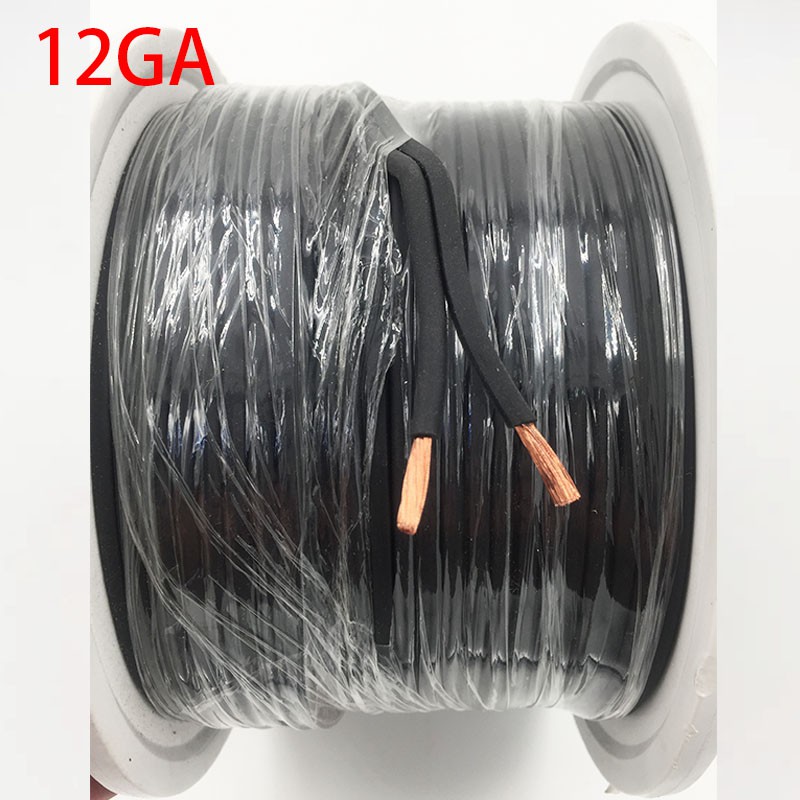 Pure copper car audio, OFC 12GA 5m 10m 30m high-fidelity speaker cable ...
