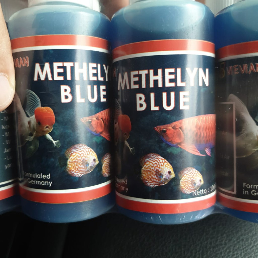Selling Methylene Blue / Methylene Blue Fish Medicine 100ml 1 dozen = 12 pieces | Shopee Singapore