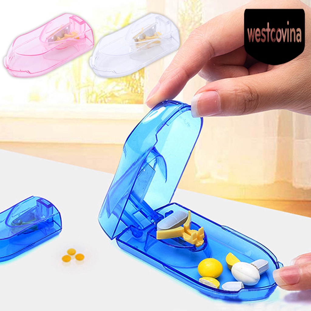 Westcovina Pill Box Strong Sealing Easy to Carry Transparent Visible ...