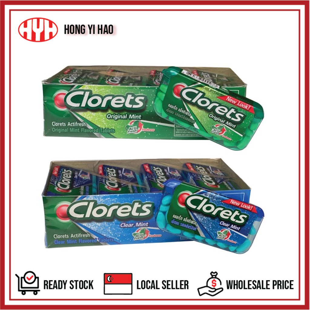 Clorets Box Mints (12's) | Shopee Singapore