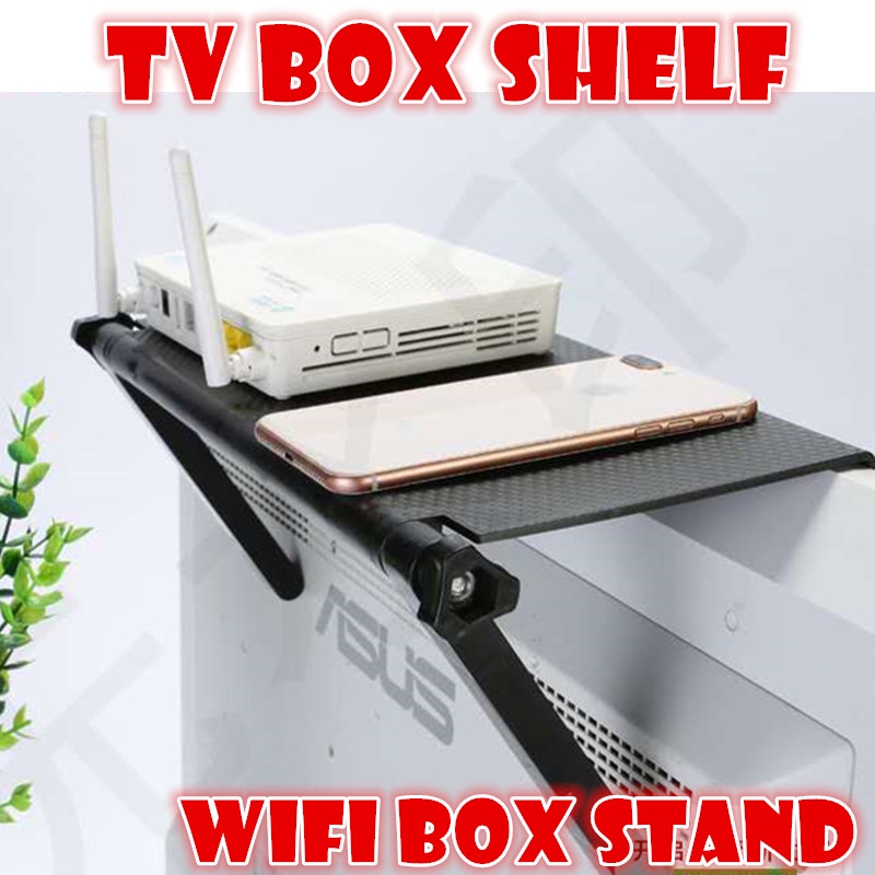 TV box shelf Wifi router stand storage Computer TV screen monitor rack ...
