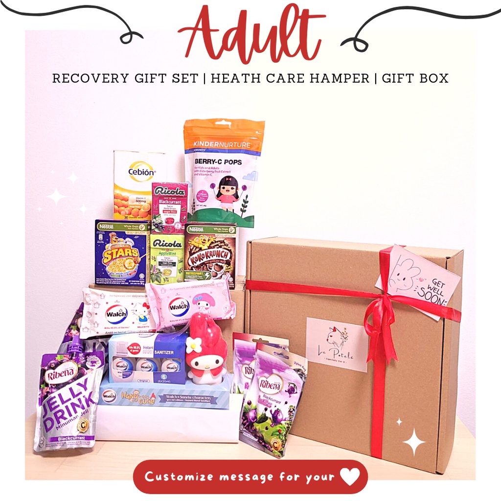 Power Pack Adult(Recovery Gift Set/Heath Care Hamper/Gift Box) | Shopee ...