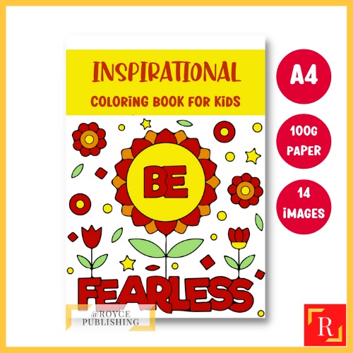 Inspirational Colouring Book For Kids, Preschoolers and Toddlers 2-(A4 ...