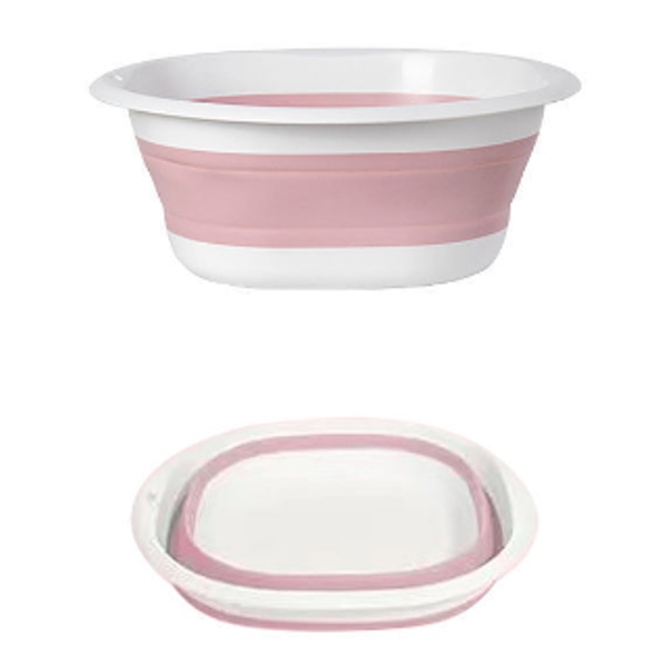Collapsible Wash Basin Foldable Pail Square portable bucket Fold ...
