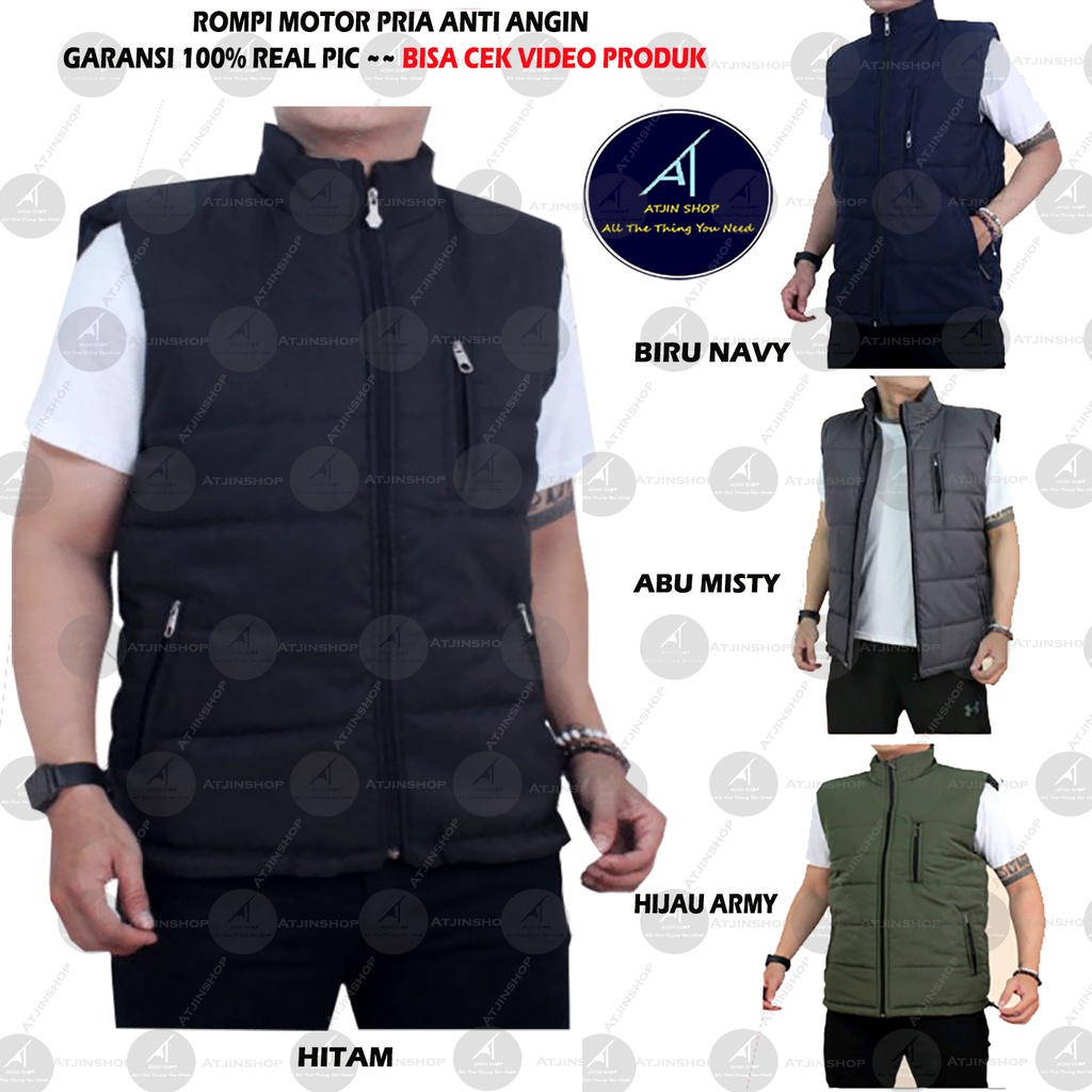 Atjin- Korean Motorcycle vest for Men and Women, Thick Windproof ...