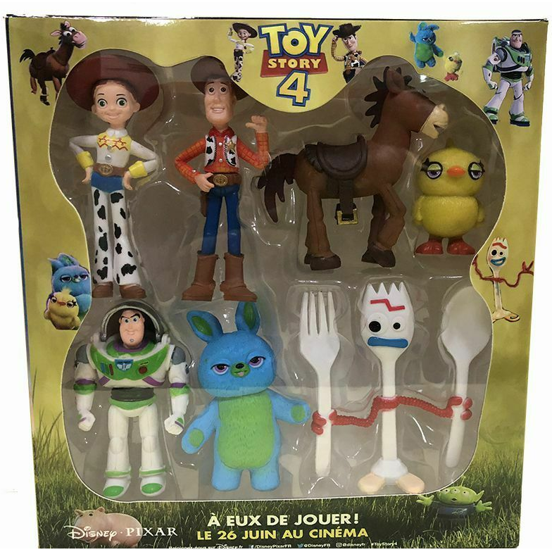 Movie Toy Story 4 Toys Woody Buzz Lightyear Jessie Forky Pvc Action ...