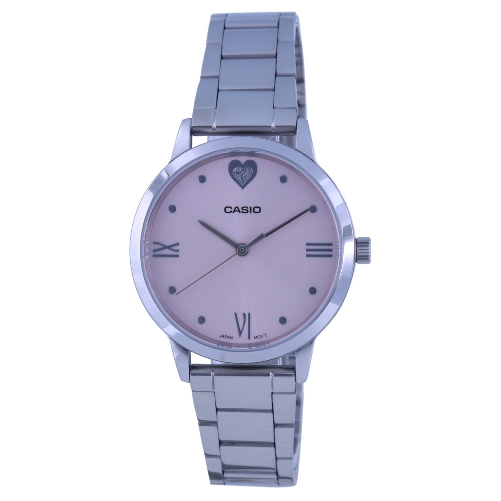 Casio Analog Pink Dial Stainless Steel LTP-2022VD-4C LTP2022VD-4 Womens ...