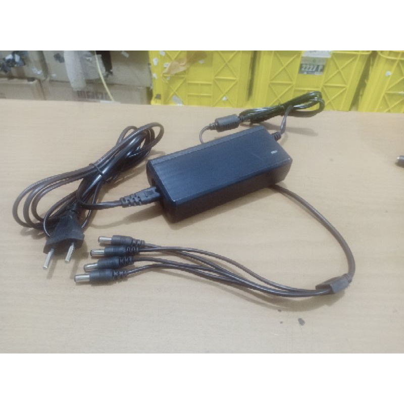 Universal 12v 5a DC adapter branch cable 4 charger LED strip light 12 ...