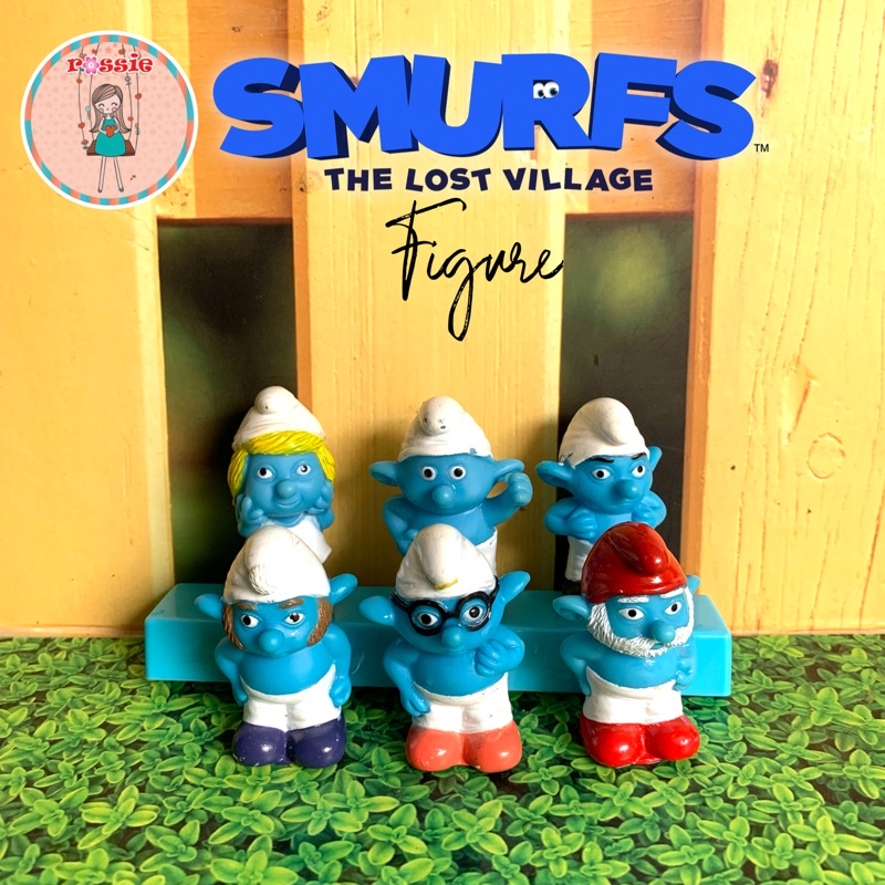 Smurf Figure/ Smurf Display/Figurine Smurf/Cake Topper/ Smurf Tart Cake ...