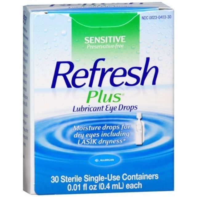 Refresh Plus Eye Drops 30's | Shopee Singapore