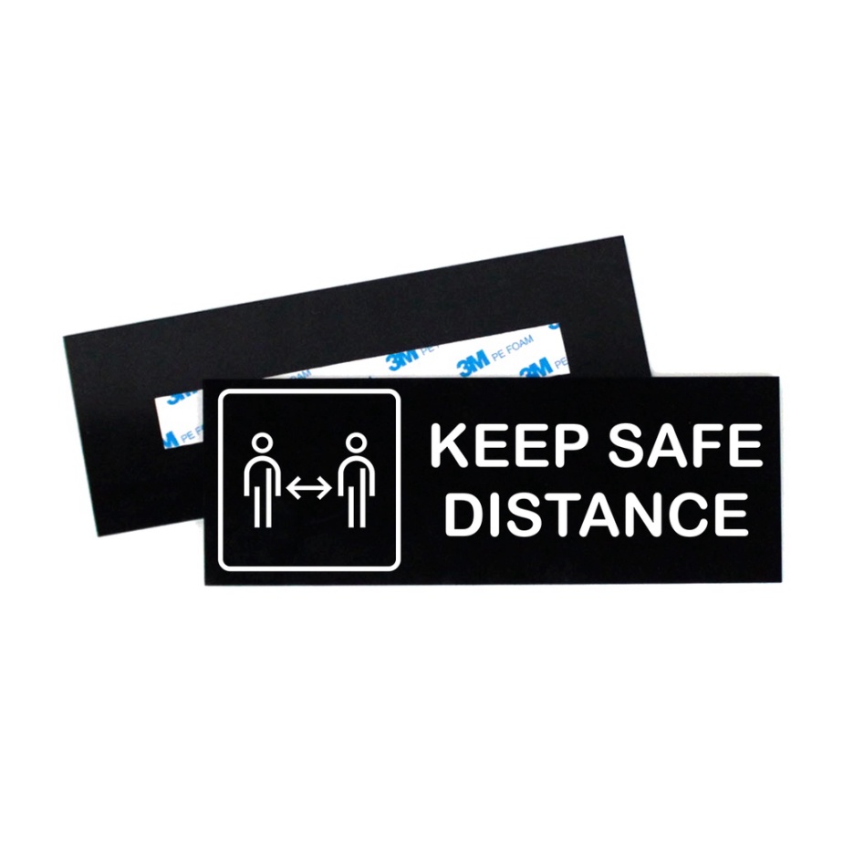 Keep safe distance signage - sign system keep your distance - health ...