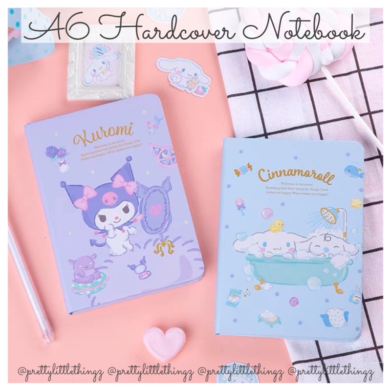 * SG READY STOCK * Sanrio A6 Hardcover Notebook (Hello Kitty ...